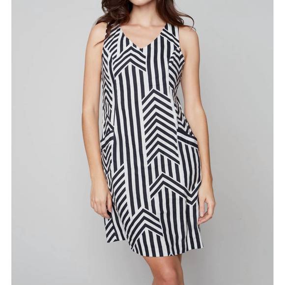 CHARLIE B | Dresses | New Charlie B Printed Aline Sleeves Dress In ...